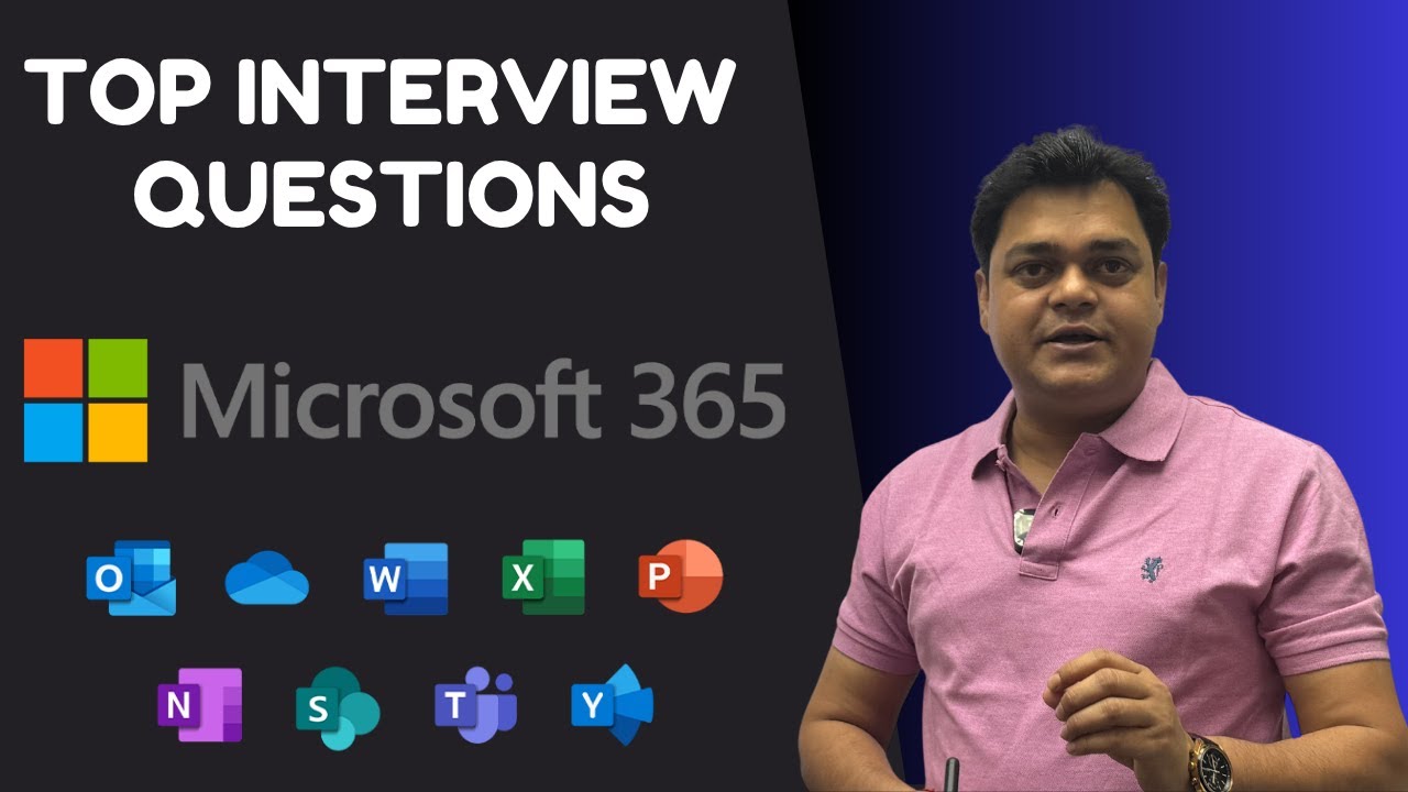 Most Common Interview Questions for Microsoft 365 Job. Top Interview ...
