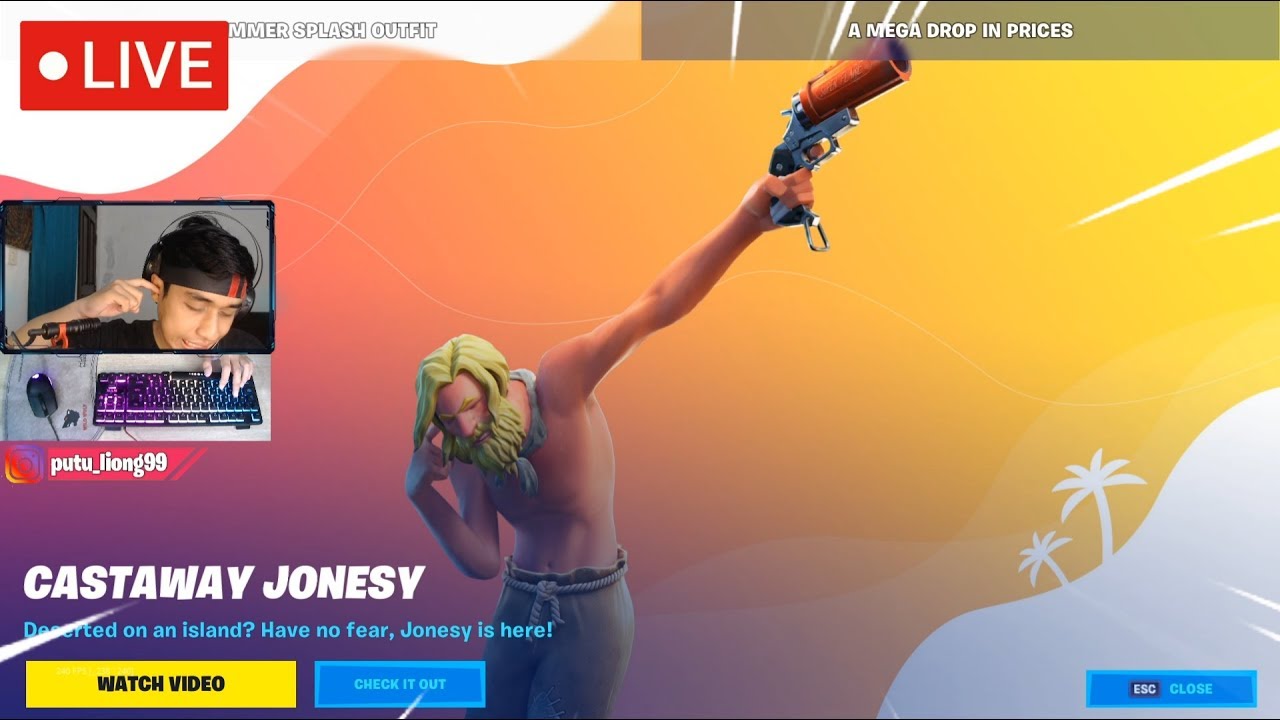 LIVE FORTNITE - JONESY - YouTube