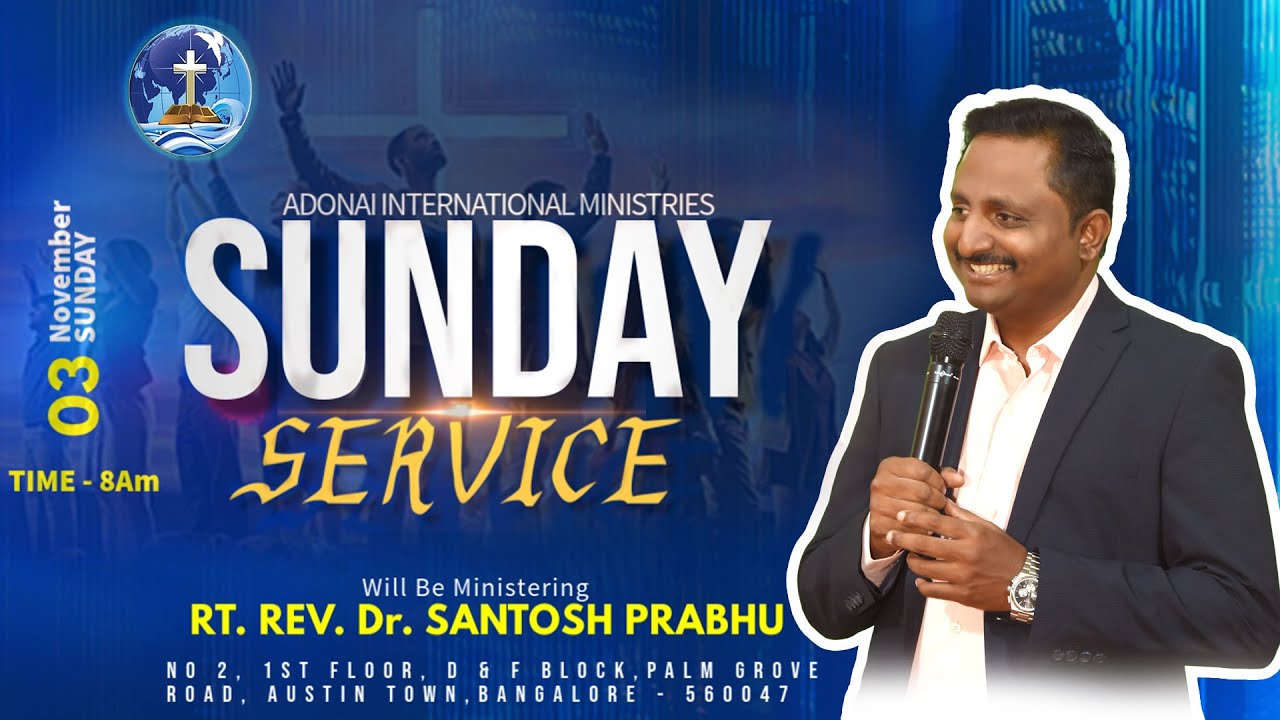 🔴🅻🅸🆅🅴 - 08:30am Tamil | Kannada SUNDAY SERVICE || RT. REV. DR. SANTOSH ...