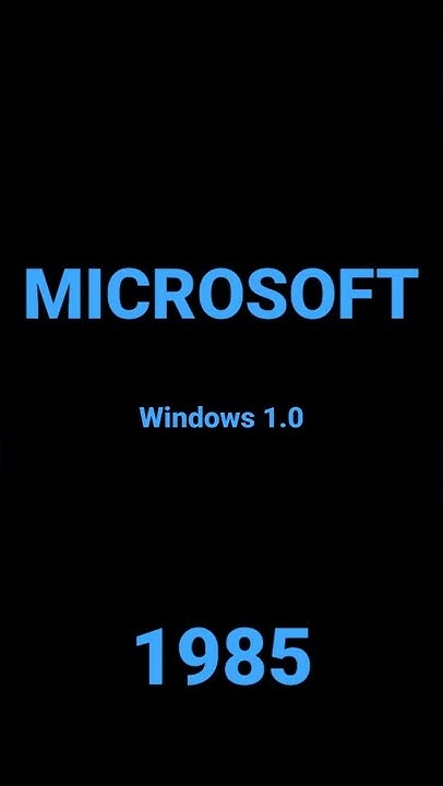 Windows 1.0 startup sound - YouTube