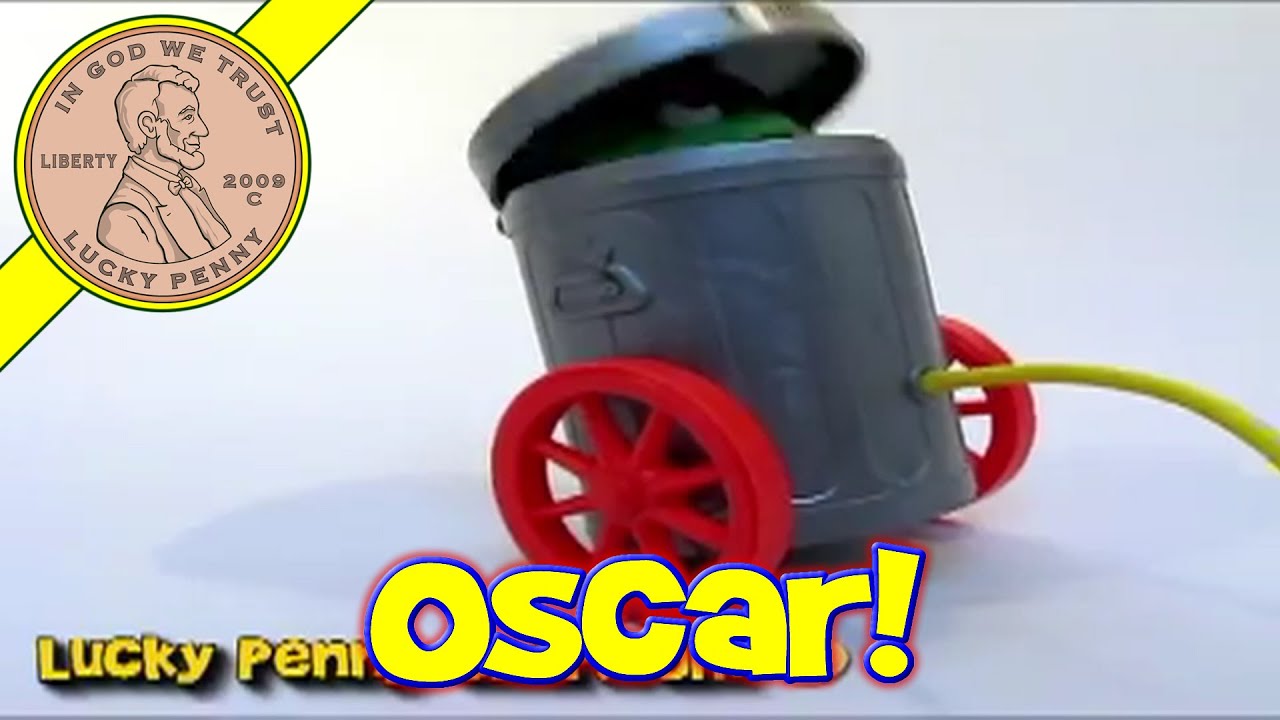 Fisher-Price Sesame Street Oscar The Grouch Trash Can Pop-Up - YouTube