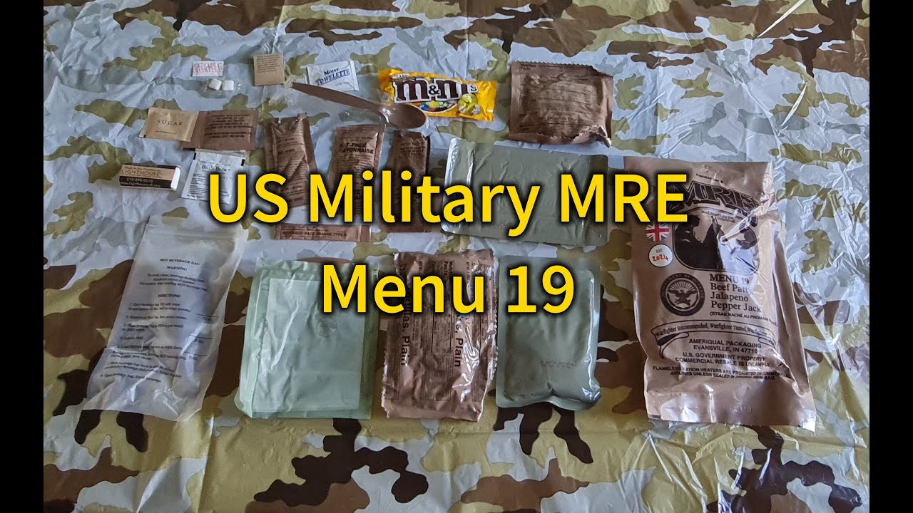 We try a US military MRE ration kit. Is it tasty? - YouTube