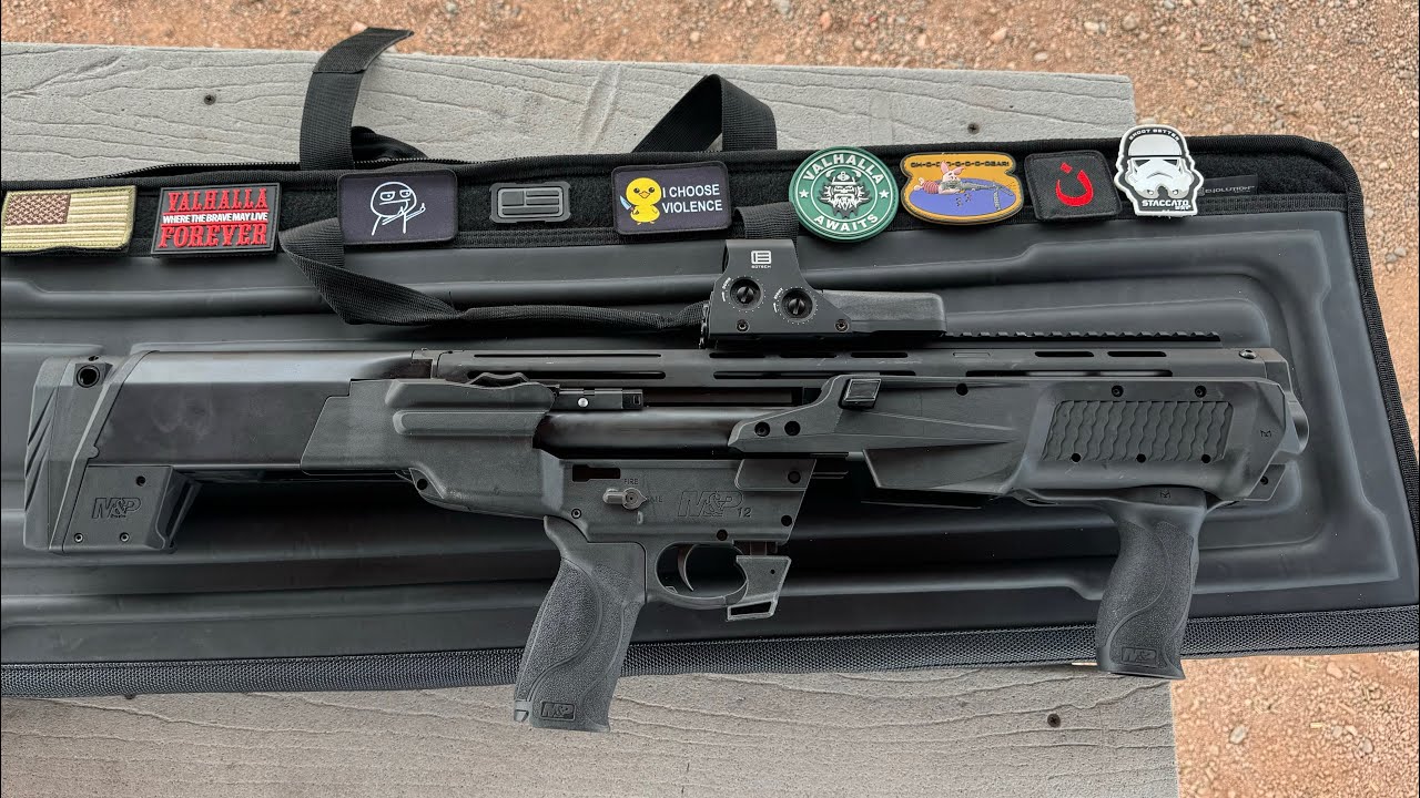 Smith and Wesson MP 12 shotgun review - YouTube