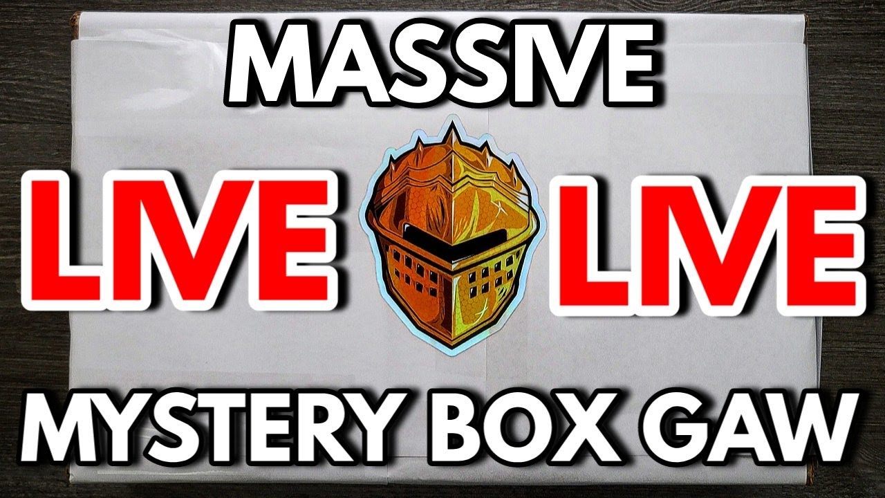MASSIVE Mystery Box GAW LIVE! + K&K With MC - YouTube