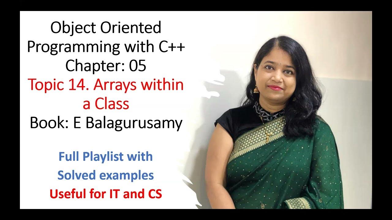 14 Arrays within a Class - YouTube