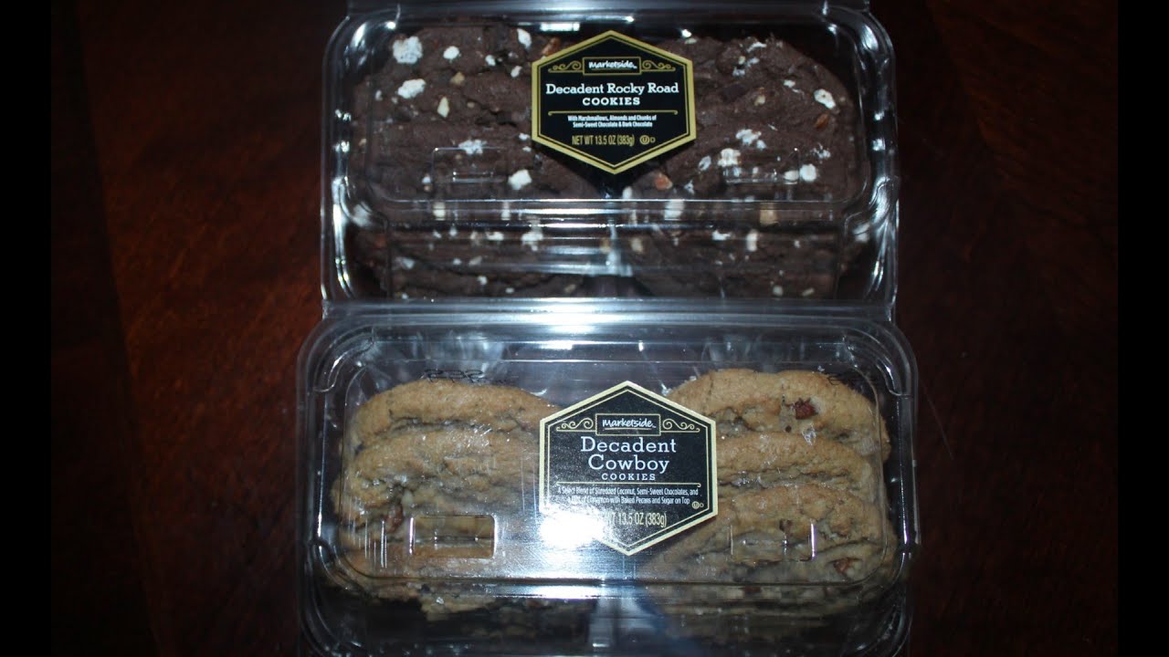 Marketside (Walmart) Decadent Cookies: Rocky Road & Cowboy Review - YouTube
