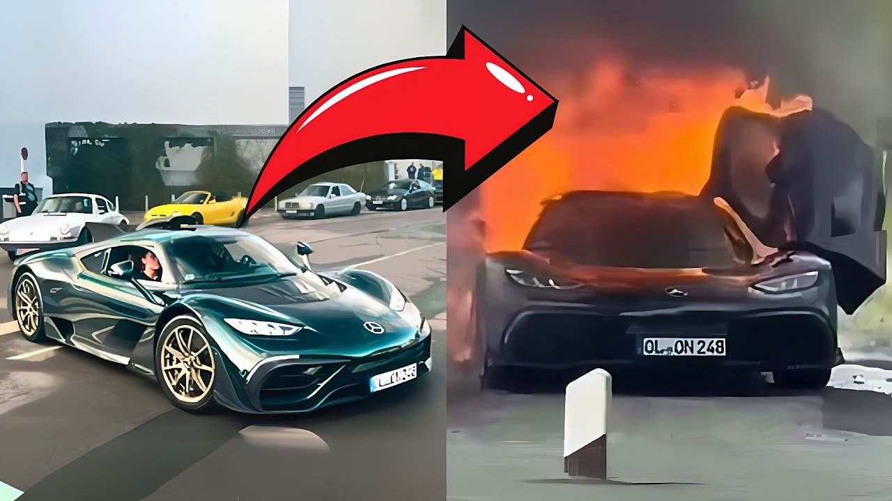 Another Mercedes-AMG One Has Burned to the Ground - YouTube