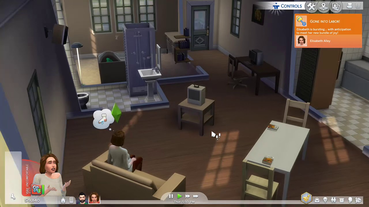 NEW BABY GIRL! - The Sims 4 No Commentary Gameplay - YouTube