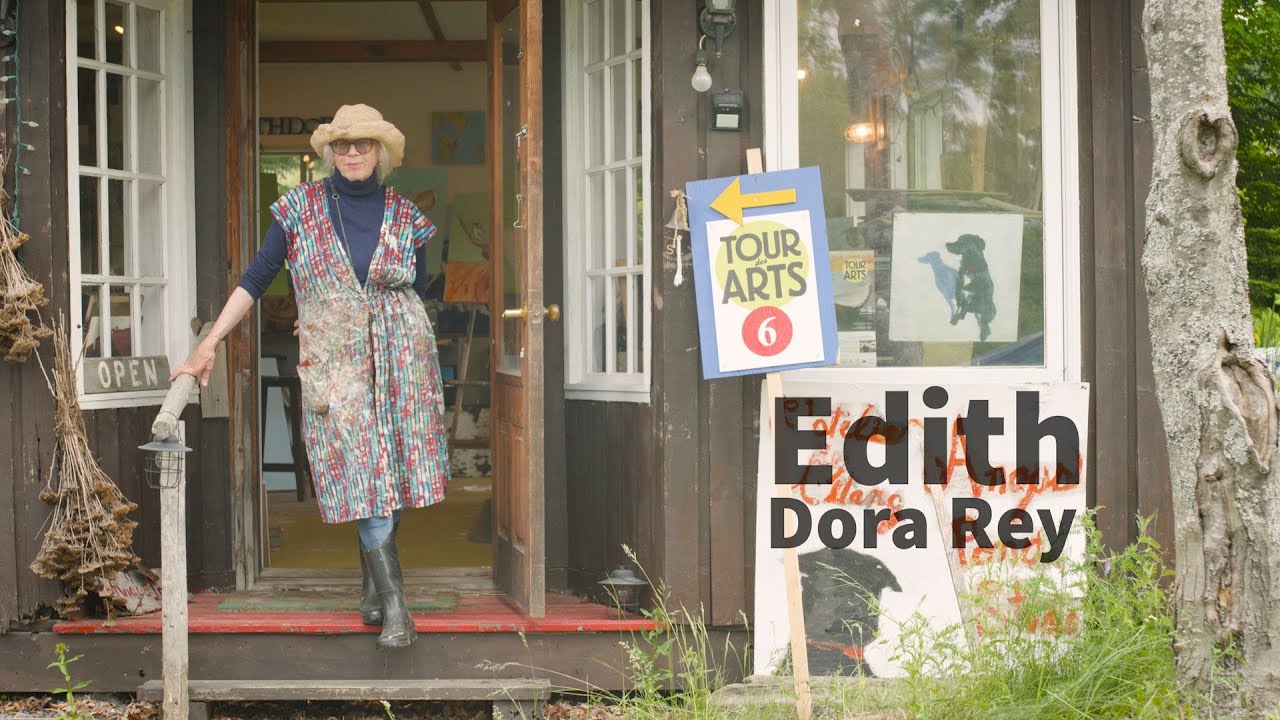 (9) Secrets d'artistes - Edith Dora Rey - Tour des Arts 2021 - YouTube