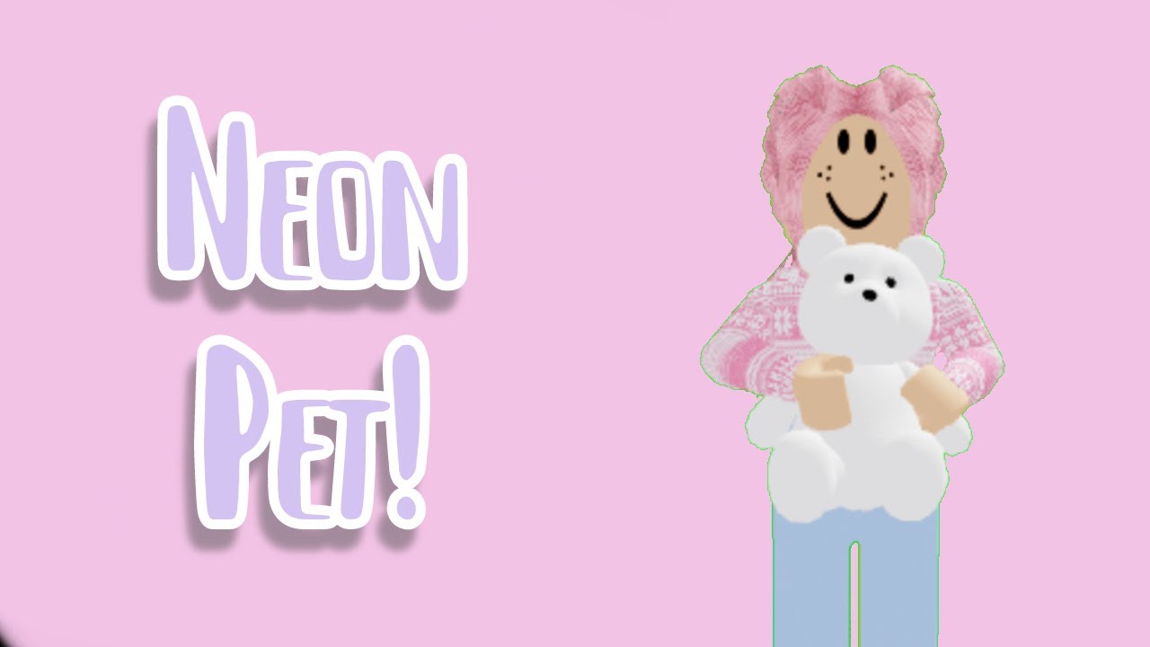 I made my FIRST NEON PET in Adopt Me! - YouTube