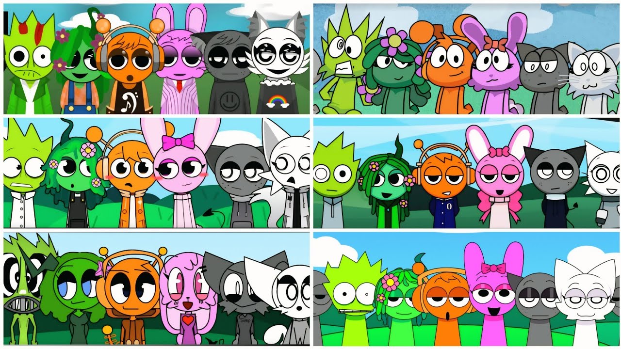 Incredibox Sprunki But ALL LOVE COUPLES TOGETHER In All Different MODS ...