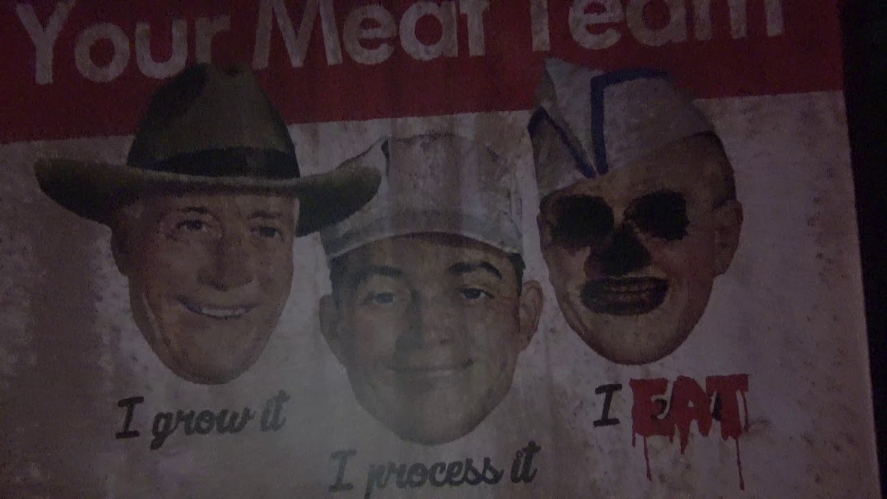 Meat Market Scare Zone Walkthrough at Howl O Scream Tampa - YouTube