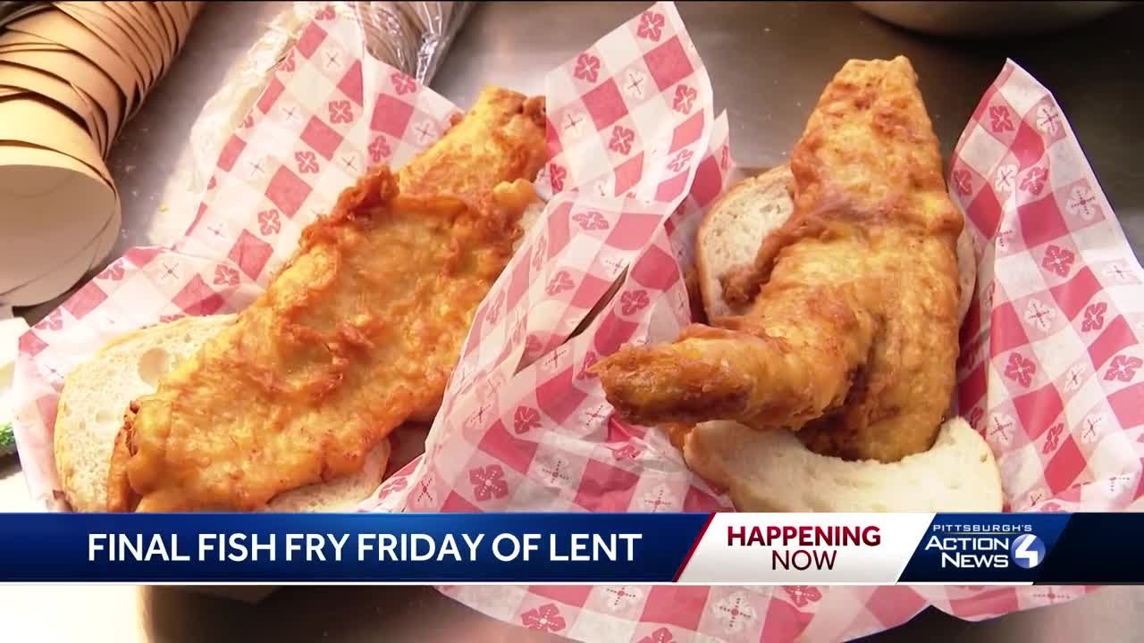 Fish fry lovers turn out for the final fish fry event during Lent - YouTube