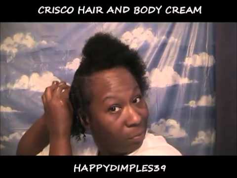 A TUTORIAL ON THE CRISCO HAIR AND BODY CREAM - YouTube
