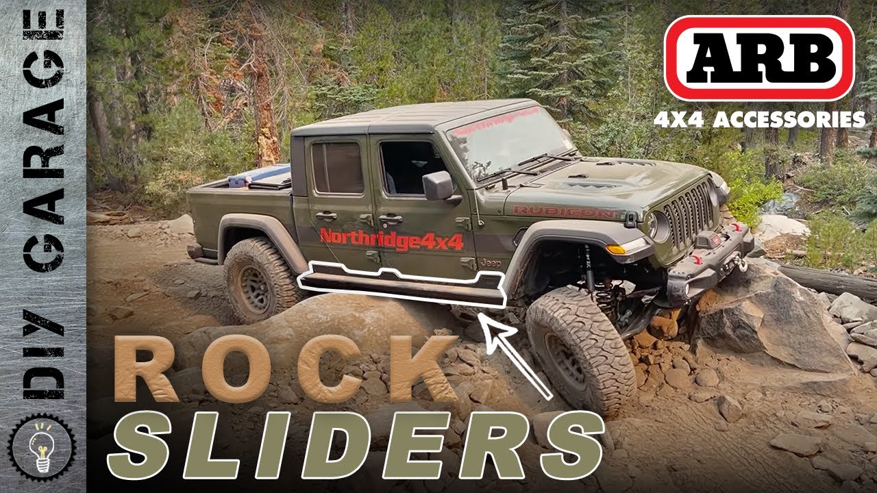 ARB Rock Sliders Install - Jeep Gladiator JT - YouTube