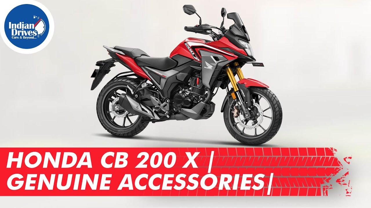 Honda CB 200 X Genuine Accessories - YouTube