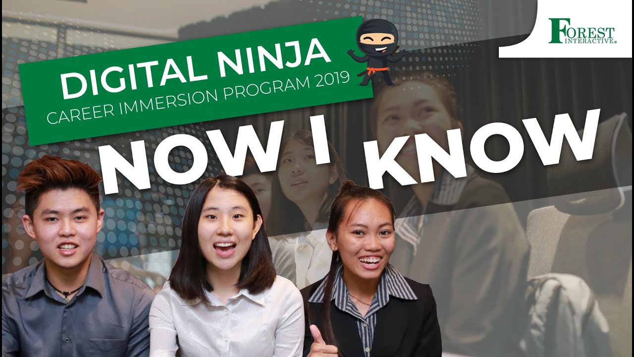 Digital Ninja Career Immersion Program (2019): Now I Know - YouTube