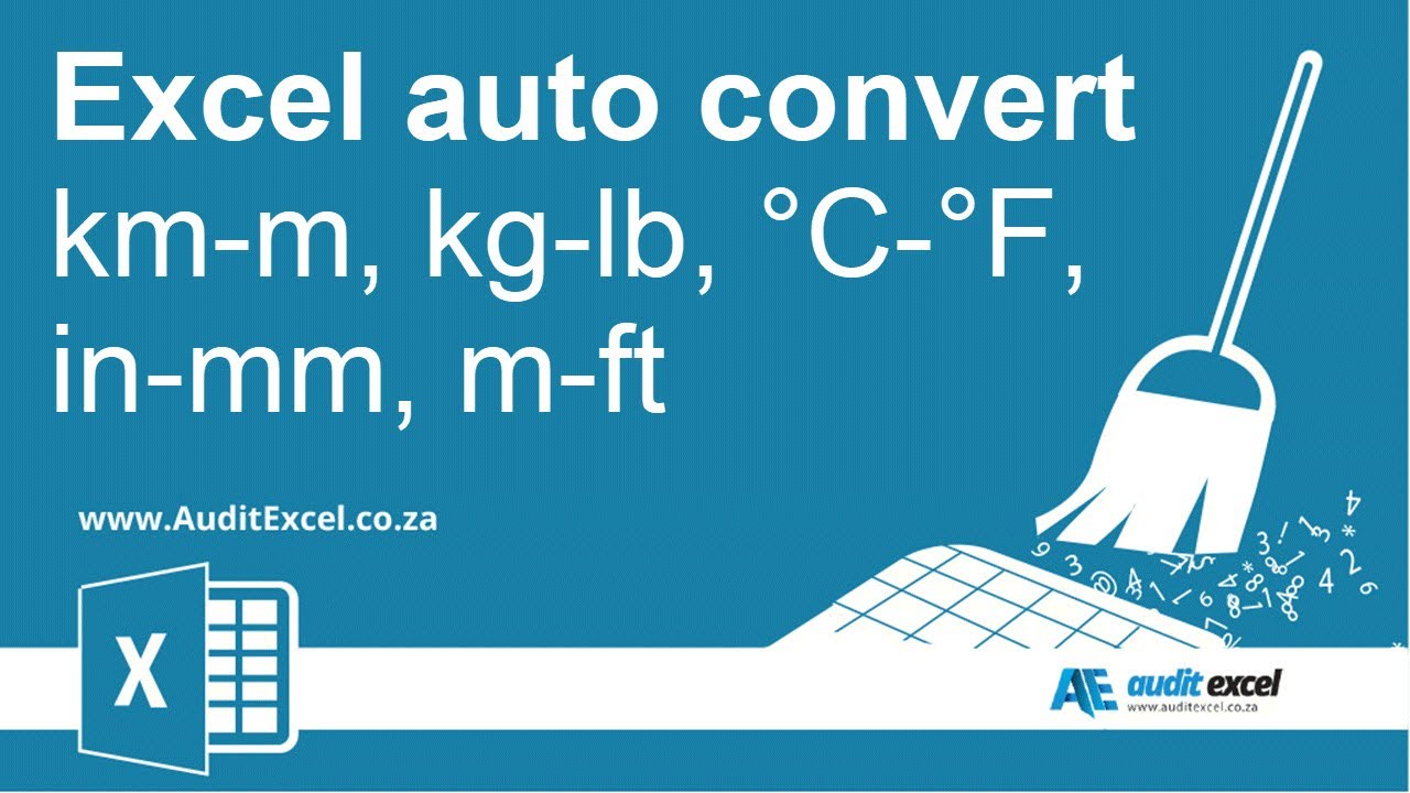 Convert From Km To Miles And More In Excel YouTube
