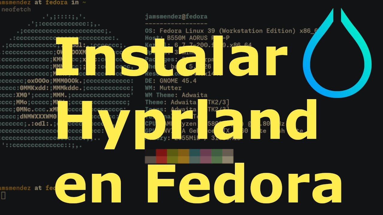 Como instalar Hyprland en Fedora - YouTube