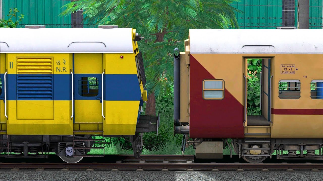 ICF MEMU COUPLING ICF UTKRISHT COACH | BUMPY RAILROAD | Train Simulator ...