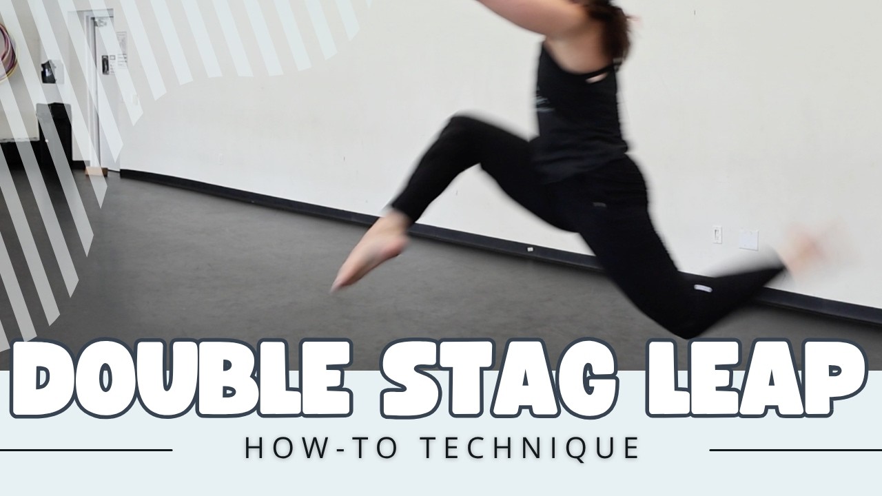 How to Do a Double Stag Leap | 2 Technique Tips for Jazz Dancers - YouTube