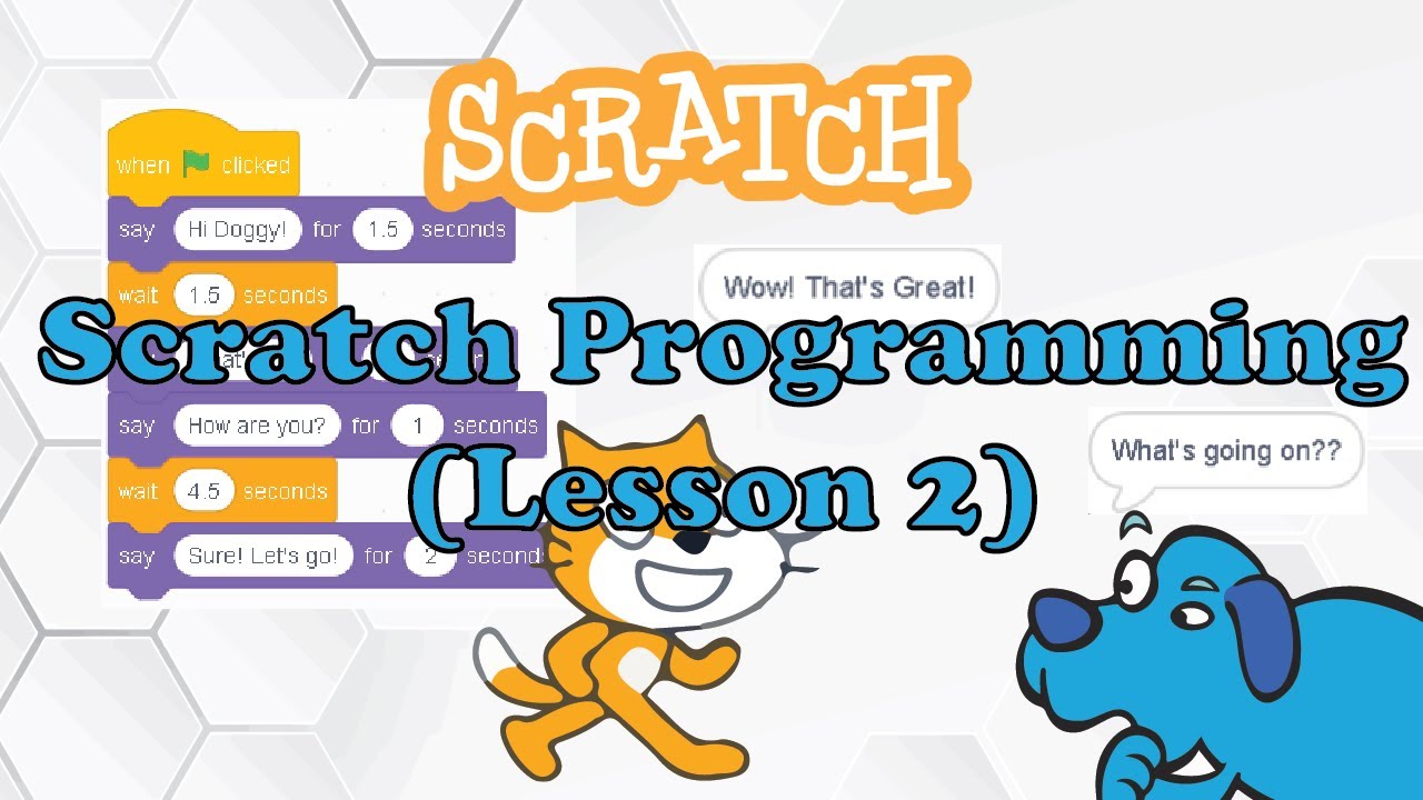 Starting Scratch Programming Online for Free - Lesson 2 - YouTube