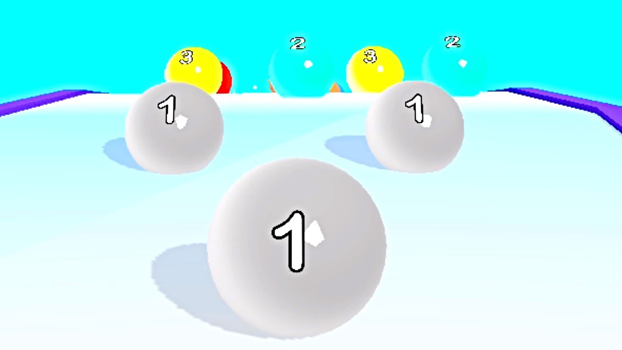Merge Ball Race - Ball Merge 2048 Game ! All Levels Gameplay (238-241 ...