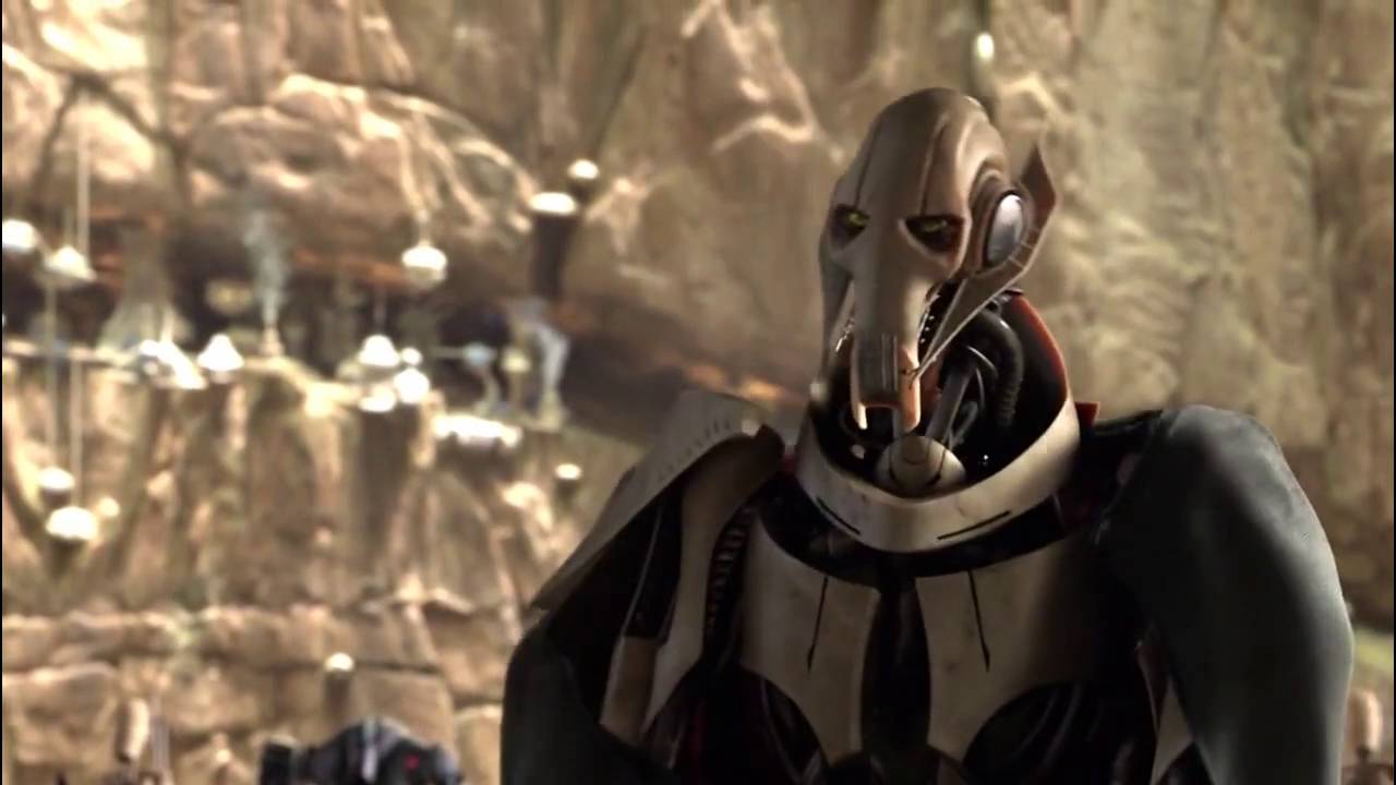 Gen Grievous Vs Obi Wan Kenobi - YouTube