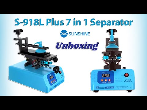 SUNSHINE S-918L PLUS 7 IN 1 SEPARATOR UNBOXING & REVIEW #unboxing - YouTube