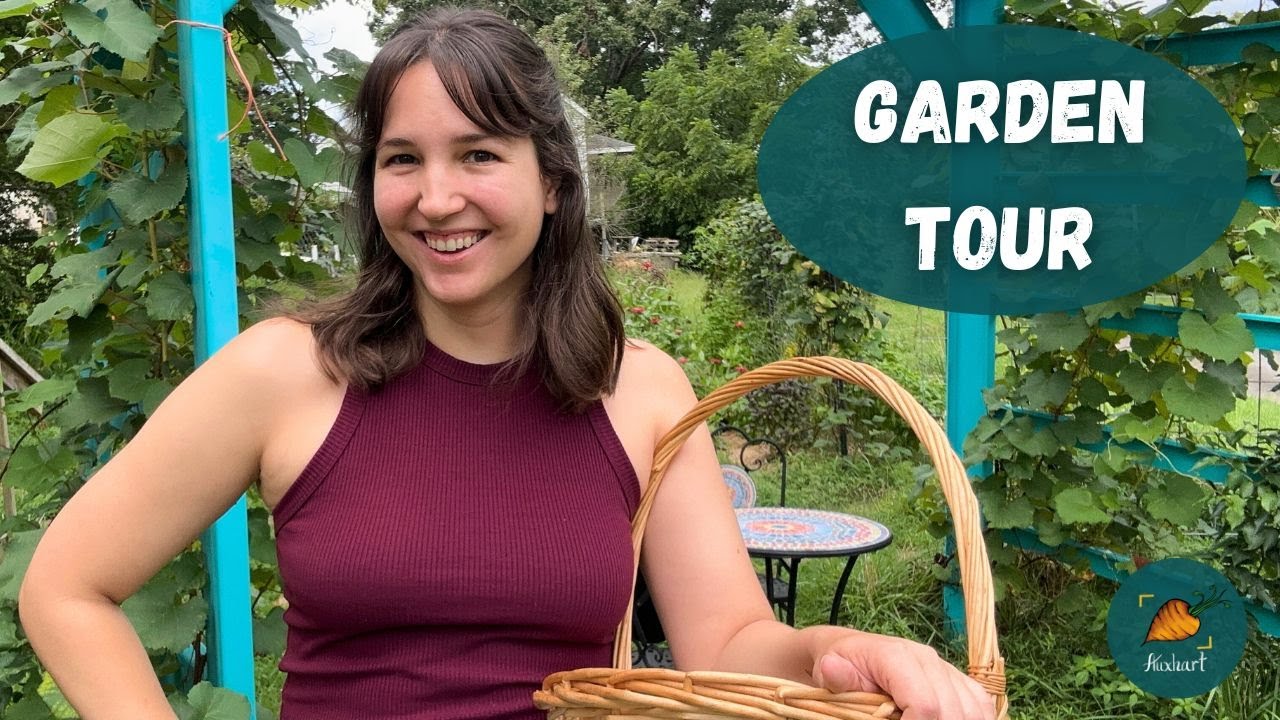 FULL Garden Tour in August - There's so much I want to show you! - YouTube