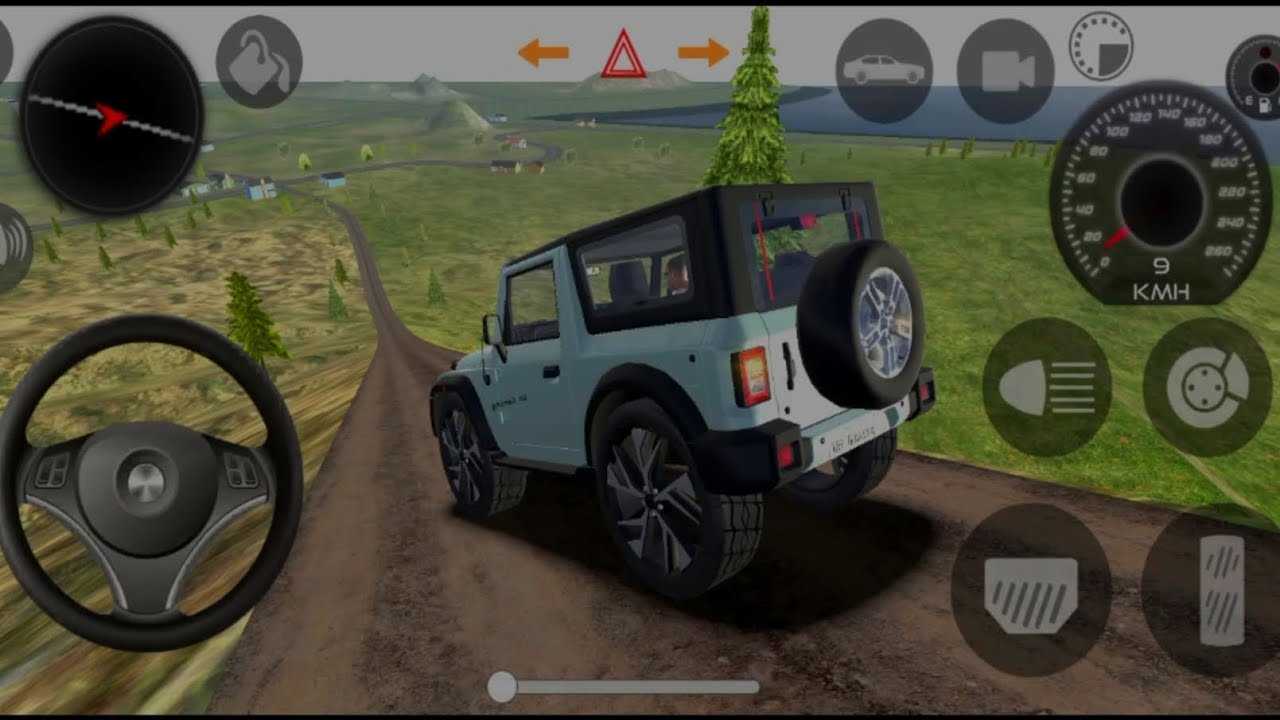 Thar Driving Game//Modified Mahindra Thar Hil Off-road Driving ...