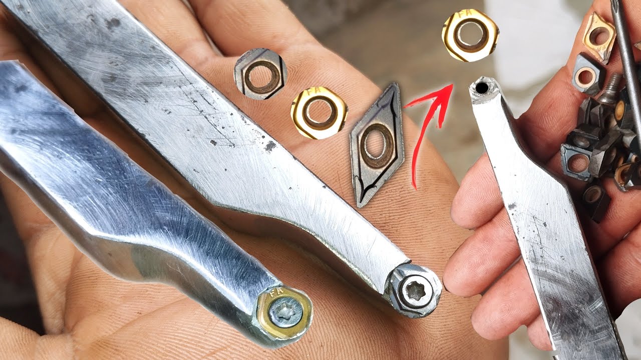 Best Idea Damage Broken |Carbide insert| Reusing Easy to Made |Button ...