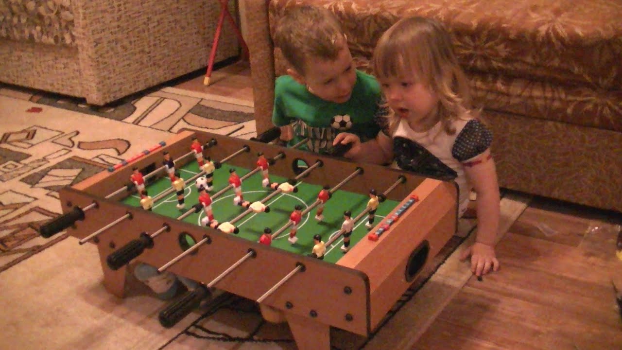 настольный футбол table football - YouTube
