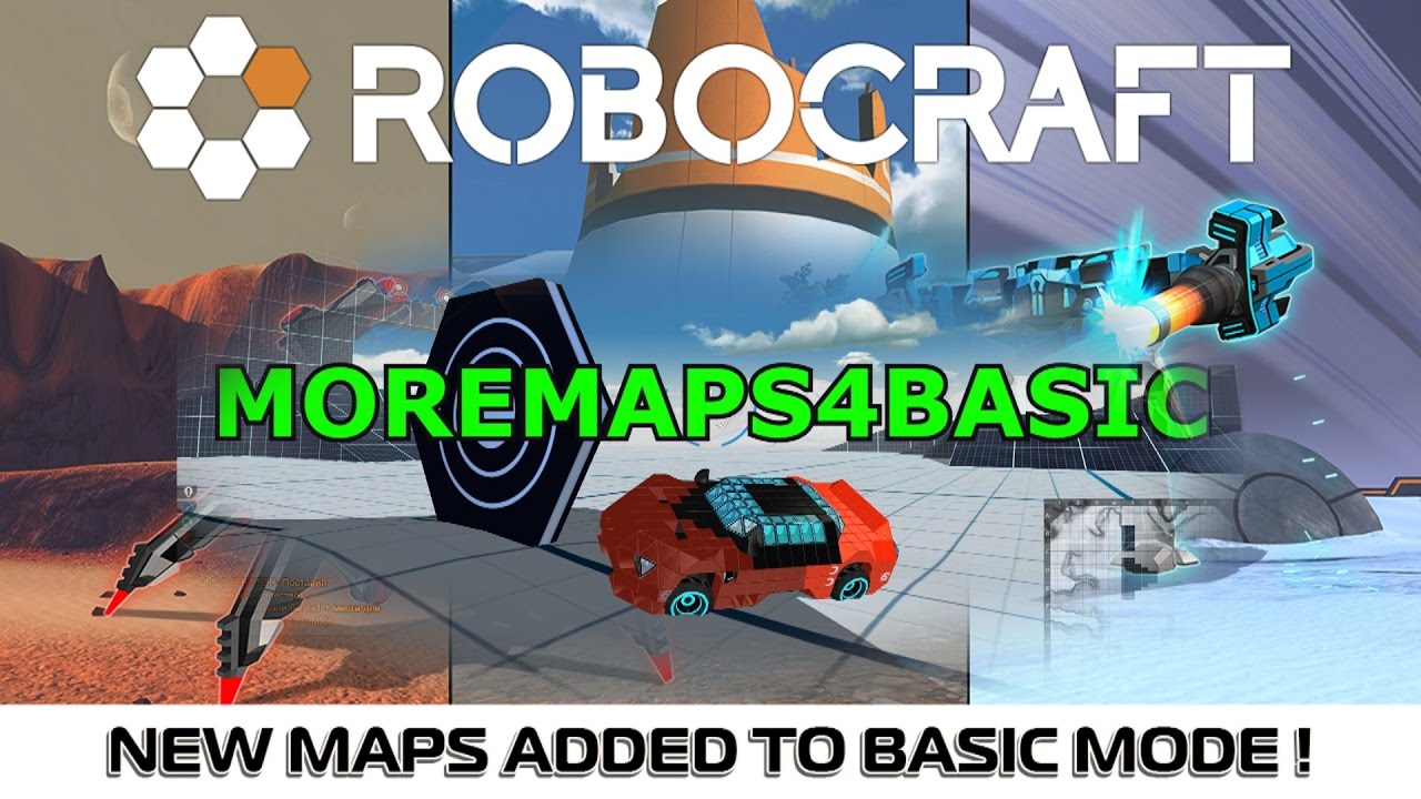 Robocraft. 1 DAY FREE PREMIUM (6 Maps Added to Basic Mode) - YouTube