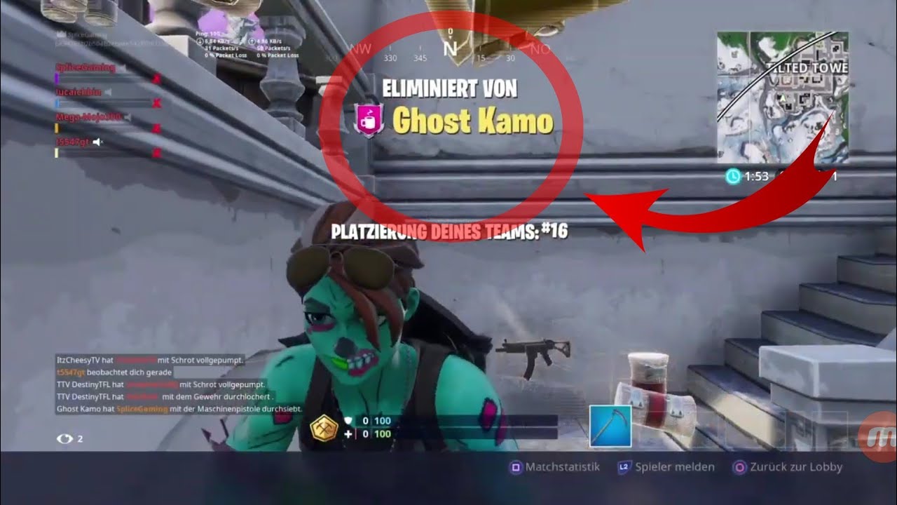 Ich wurde von GHOST KAMO im Friday Night Turnier getötet!😱 - YouTube
