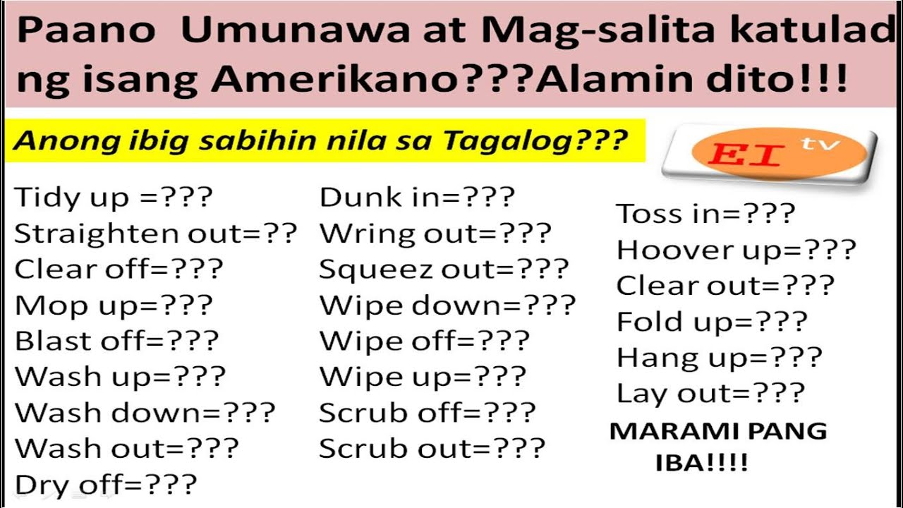 PAANO UMUNAWA AT MAG SALITA KATULAD NG ISANG AMERIKANO || ENGLISH ...