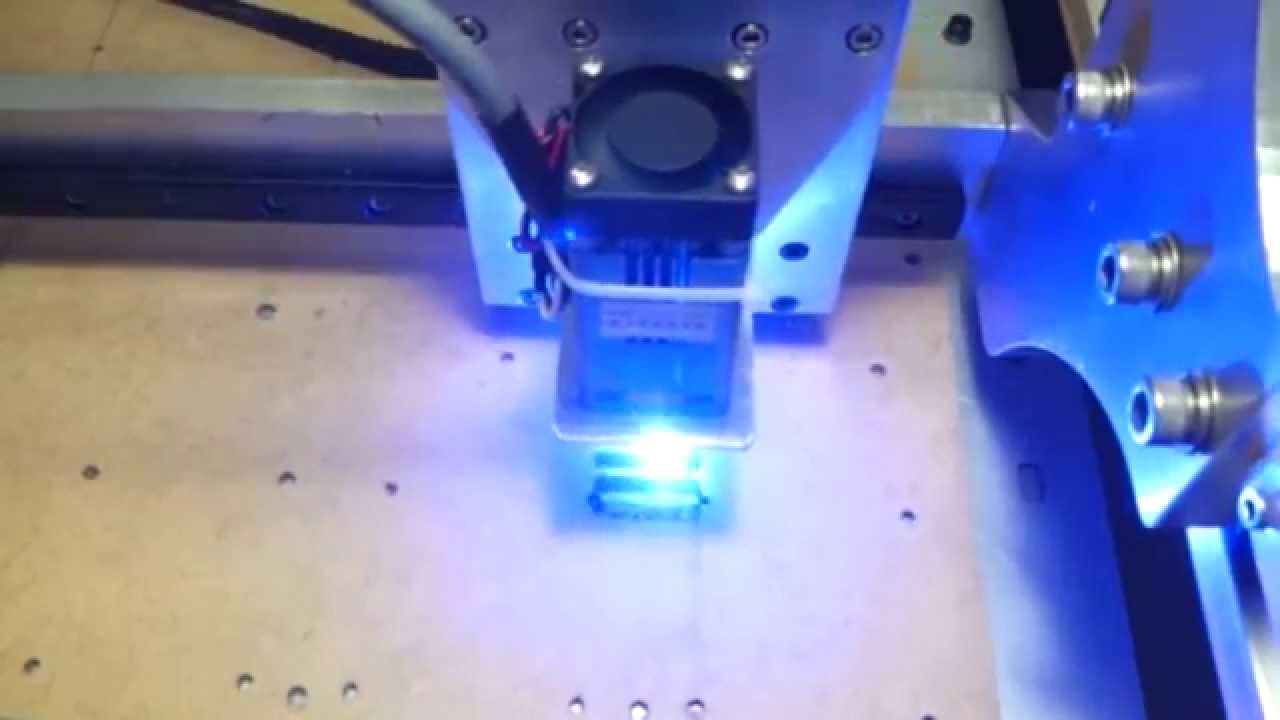 1.5W Chinese Blue Laser Pattern Test - YouTube