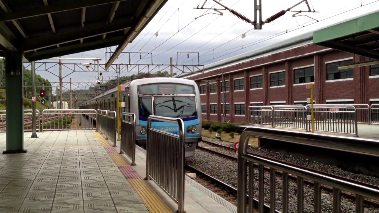 코레일 4호선 당고개행 안산역 발차 / 2013.10.15 Ansan station - YouTube