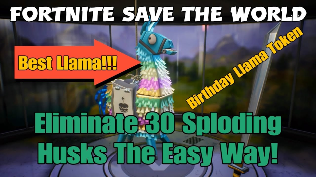 366) Fortnite Save The World - Eliminate 30 Cake Sploder Husks The EASY ...