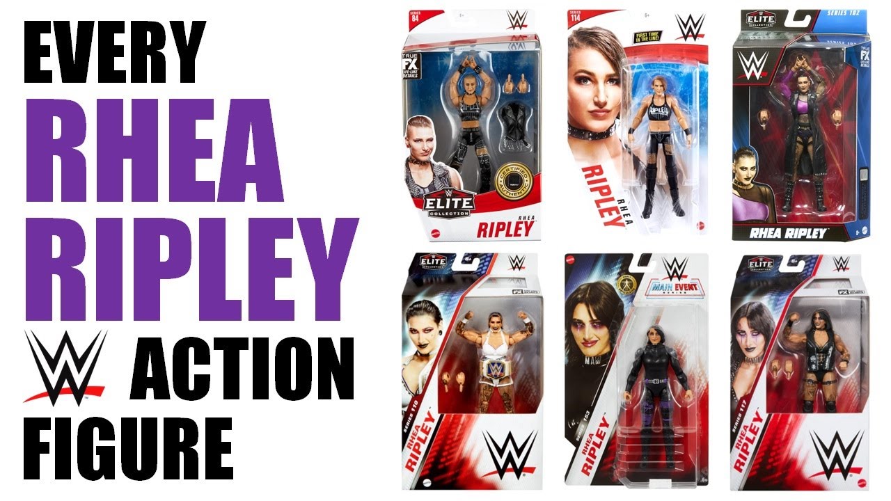Every RHEA RIPLEY WWE Action Figure - YouTube