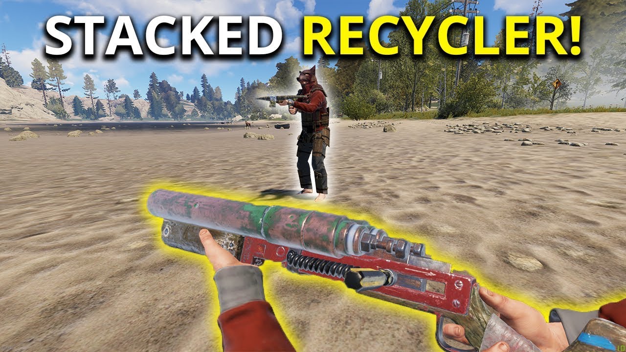 STACKED COMPONENT RECYCLER!- Rust Solo/Duo Survival - YouTube