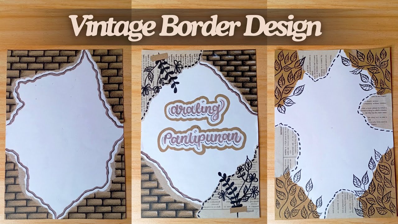 3 Vintage Border Design Ideas For Your Projects DIY Inspiration 3 Vintage Border Design Ideas For Your Projects DIY Inspiration
