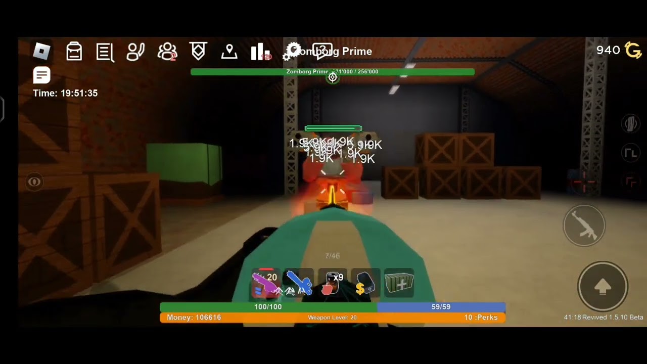 Beating Zomborg Prime With Rusty 48 In Mobile User(Rise Of The Dead ...