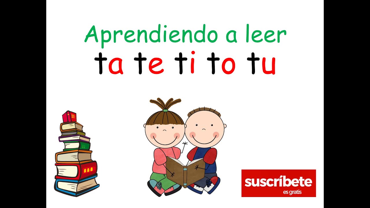 Aprende a leer usando las silabas: ta te ti to tu - Educational videos ...