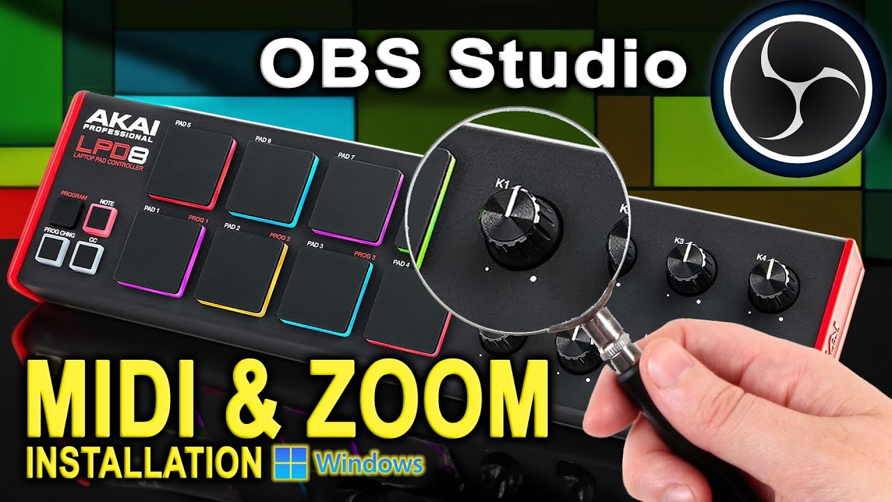Add Midi Control & Zoom to OBS Studio - YouTube