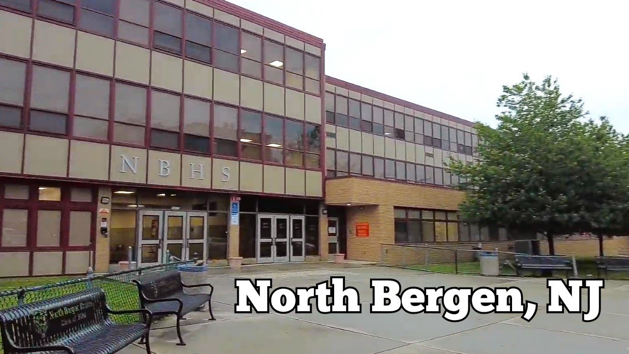 Walking around North Bergen High School and the block around the school ...
