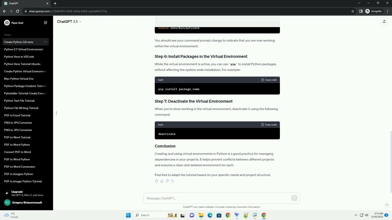 Create Virtual Environment Python 3 8 Ubuntu YouTube Create Virtual Environment Python 3 8 Ubuntu YouTube