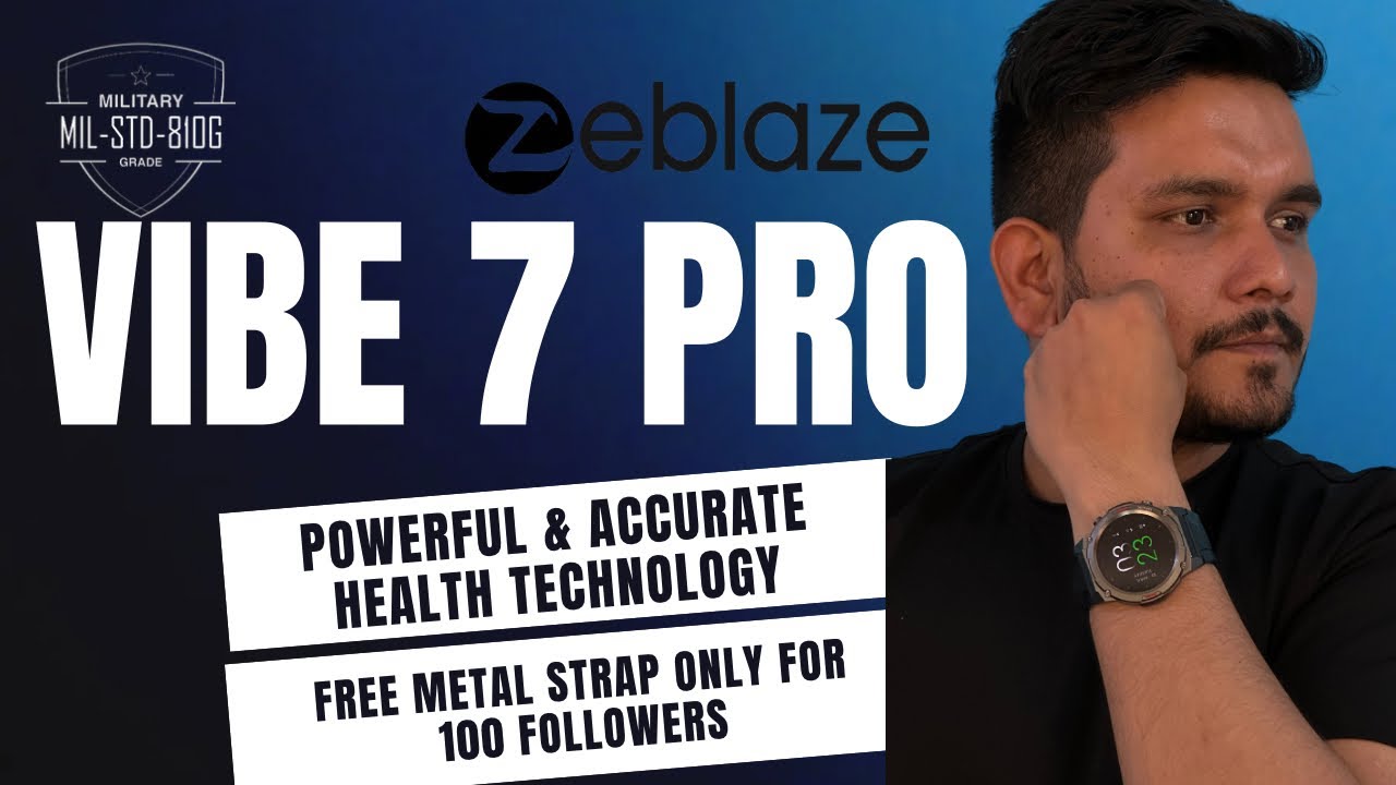Zeblaze Vibe 7 Pro Smartwatch Review Nepal | Rugged, AMOLED, Bluetooth ...