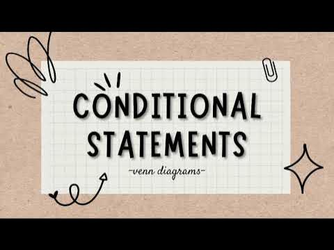 Conditional Statements - Venn Diagrams - YouTube