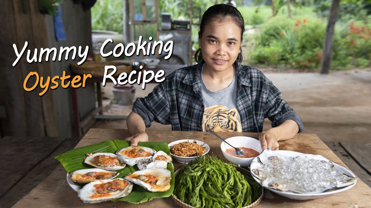 Yummy cooking oyster recipe - Rural Cooking - YouTube